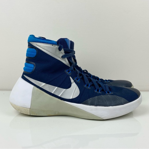 Nike | Shoes | Nike Mens Hyperdunk 25 Navy Blue Athletic Basketball ...
